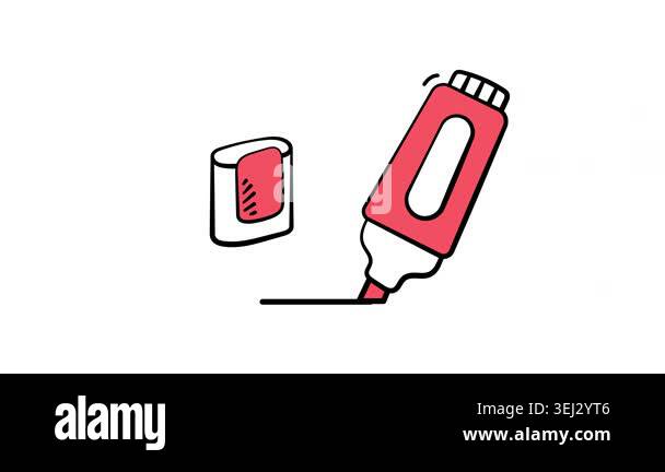 Take a look at this amazing hand drawn animated icon of highlighter ...