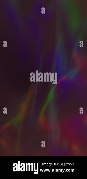 Vertical video. Wavy glow blur. Neon leak. Holographic red violet ...