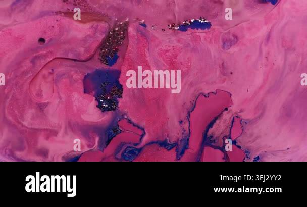 Blend paint. Glitter texture. Defocused pink purple blue colorful ...
