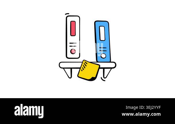 Take your hands on this amazing doodle style animated icon of office ...
