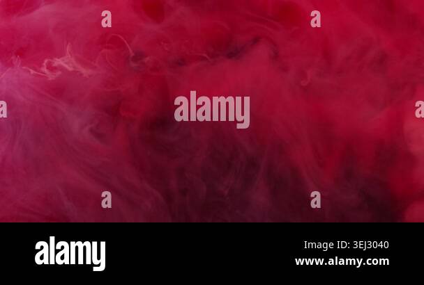 Paint wave. Underwater smoke. Defocused pink purple red color chemical ...