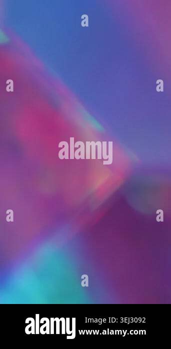 Vertical video. Blur prism light. Reflection ray. Gradient colorful ...