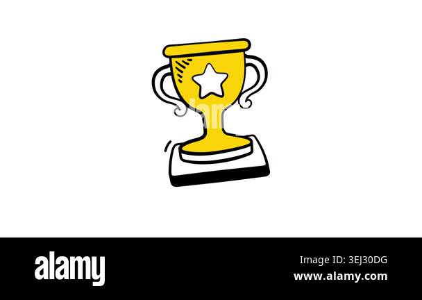 Premium doodle animated icon of education achievement, academic ...