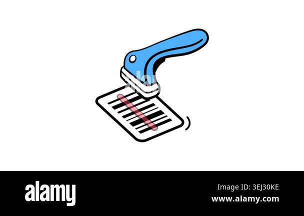 Take a look at this amazing hand drawn animated icon of barcode scanner ...