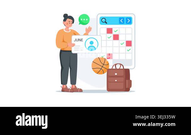 Here is a modern flat animated illustration style illustration of ...