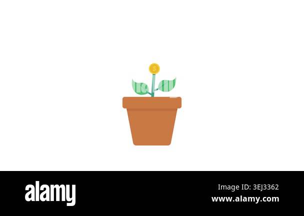 This animated icon of financial growth is perfect for projects about ...