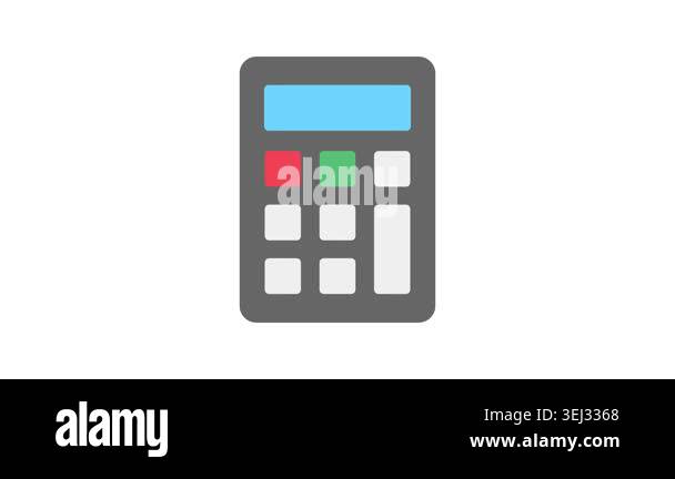 This flat animated icon design features a paper document with a ...
