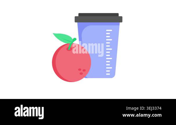 Have a look at this carefully designed animated icon of healthy ...