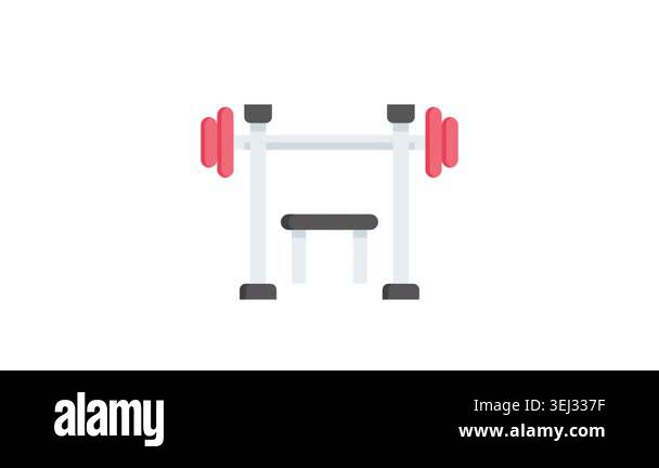 Get your hands on this animated icon of weightlifting, weight bars ...