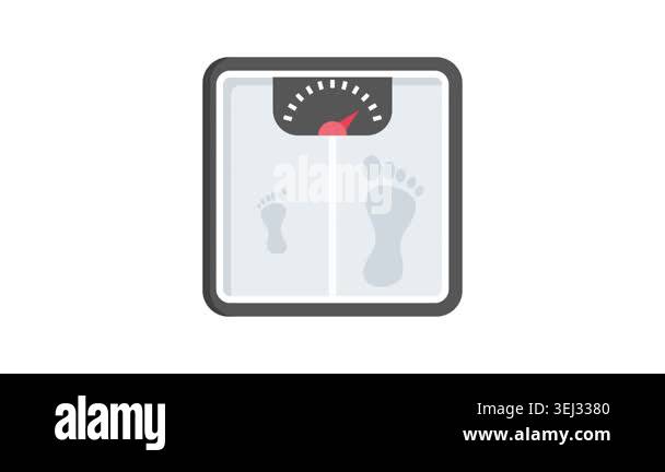 Get this amazing animated icon of weight machine, weight scale vector ...