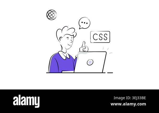 Take a look at this amazing hand drawn animated illustration of web ...