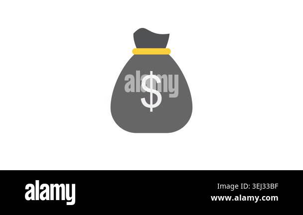 This moneybag animated icon is perfect for any project that requires a ...