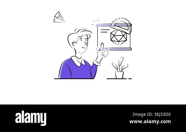 Take your hands on this amazing hand drawn animated illustration of ...
