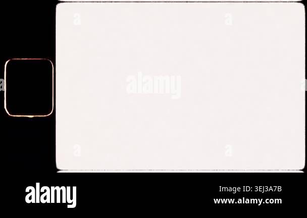 Blank Vintage 8mm Film Overlay Filter with Nostalgic Super8 Film Grain ...