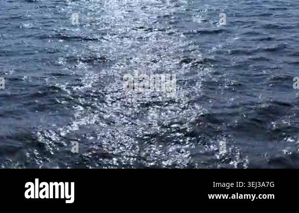 Wide Dynamic Texture of Deep Blue Water Surface Filled with Endless ...