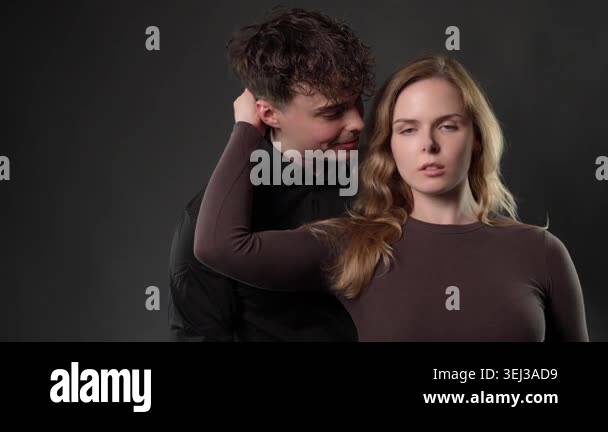 Emotional Manipulation And Control, Man Whispering To Woman With Closed ...