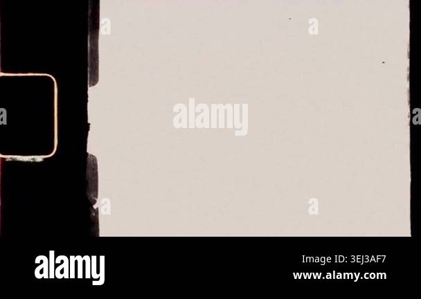 Blank Super 8mm Reel Overlay with Home Movie Texture with Dust and ...