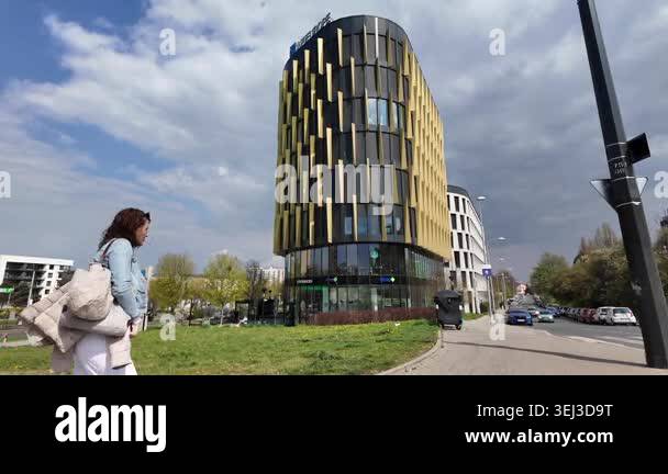 Prague, Czech Republic - April 16, 2026 - Modern architecture and urban ...