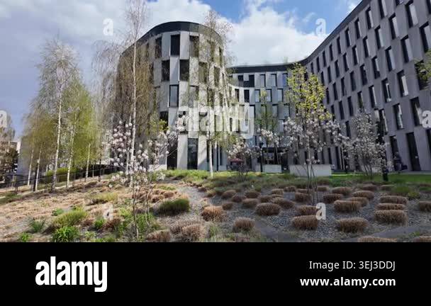 Prague, Czech Republic - April 16, 2026 - Modern architecture meets ...