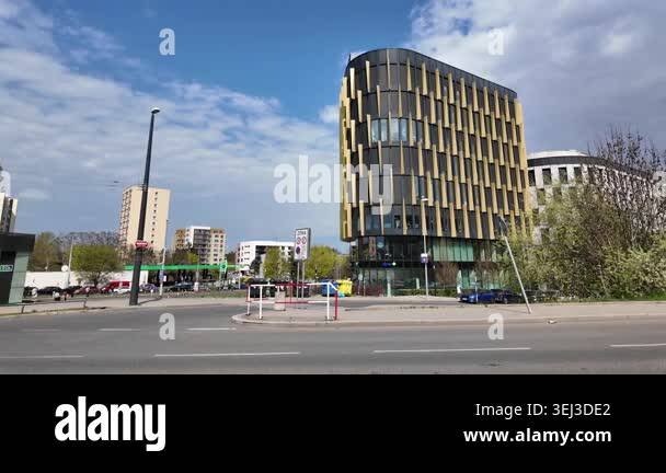 Prague, Czech Republic - April 16, 2026 - Modern office buildings and ...