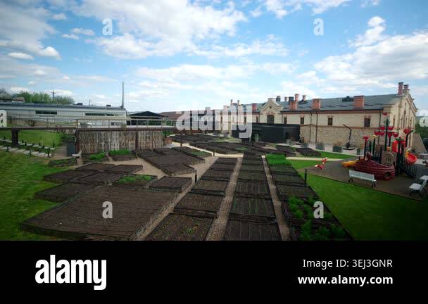 Wide view of winery castle in Moldova, showing the historic building ...