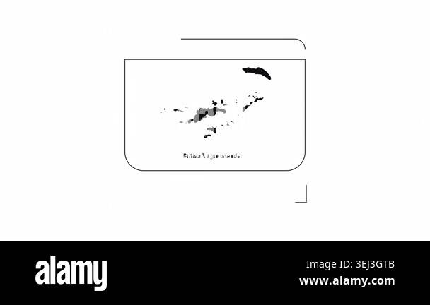 A simple line drawing of a computer monitor displaying a map of the ...