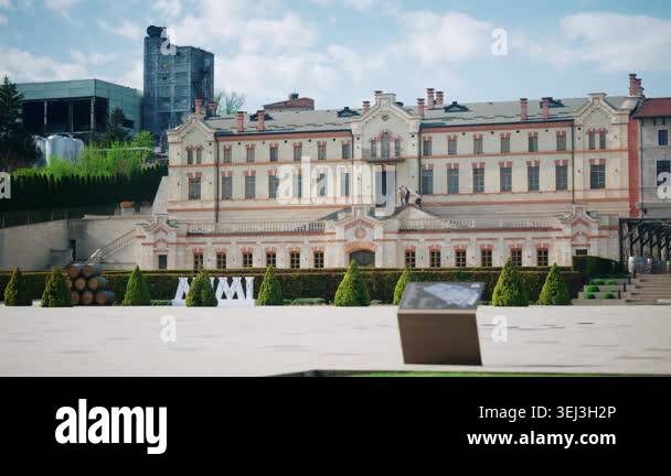 Bulboaca, Moldova - April 25, 2026: View of the Castel Mimi estate in ...