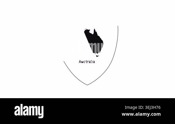 A minimalist graphic featuring a shield outline with a black silhouette ...