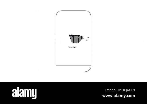 A minimalist outline of a smartphone displays the black silhouette of ...