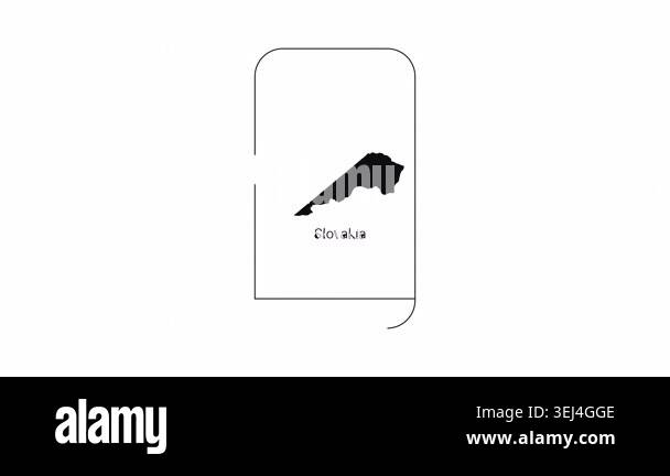 A minimalist outline graphic of a smartphone displaying the map of ...
