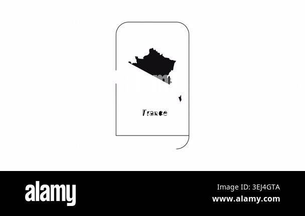 A minimalist outline of a smartphone screen displays a solid black ...