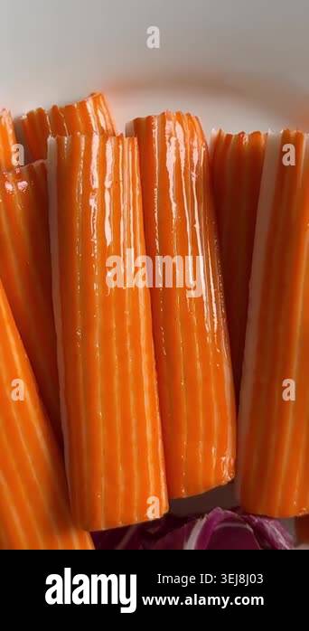 Crab sticks seafood lunch or dinner tasty snack fresh gourmet food ...