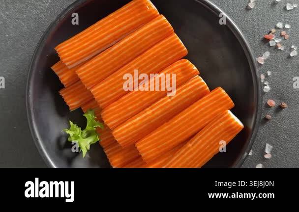 Crab sticks seafood lunch or dinner tasty snack fresh gourmet food ...
