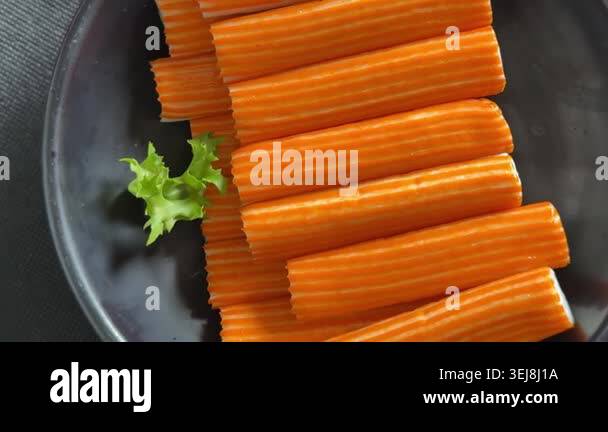 Crab sticks seafood lunch or dinner tasty snack fresh gourmet food ...