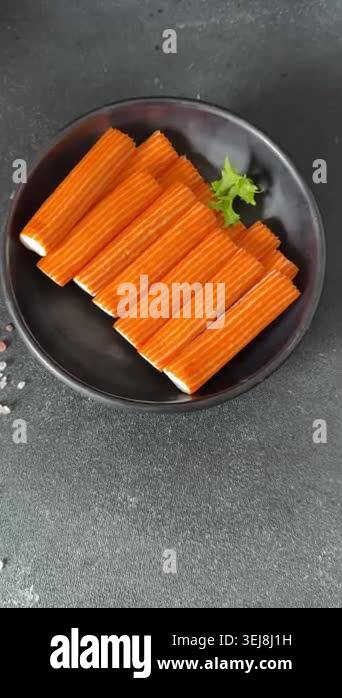 Crab sticks seafood lunch or dinner tasty snack fresh gourmet food ...