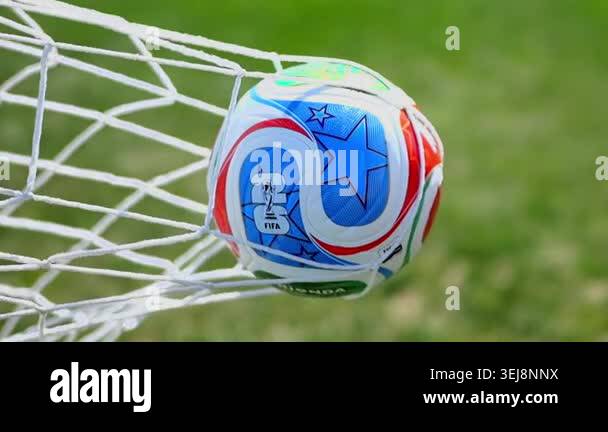 Calgary, Alberta, Canada. May 23, 2026. Horizontal view of an Adidas ...