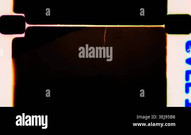 Distressed 16mm Film Leader Color Frame Texture. High quality 4k ...