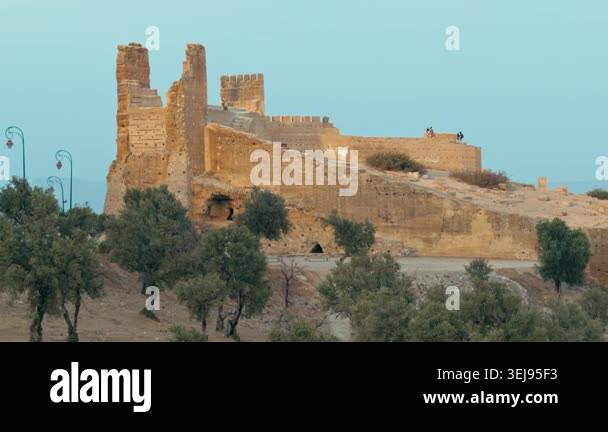 Ancient Traditional Building Near Fes, Morocco Stock Video Footage - Alamy