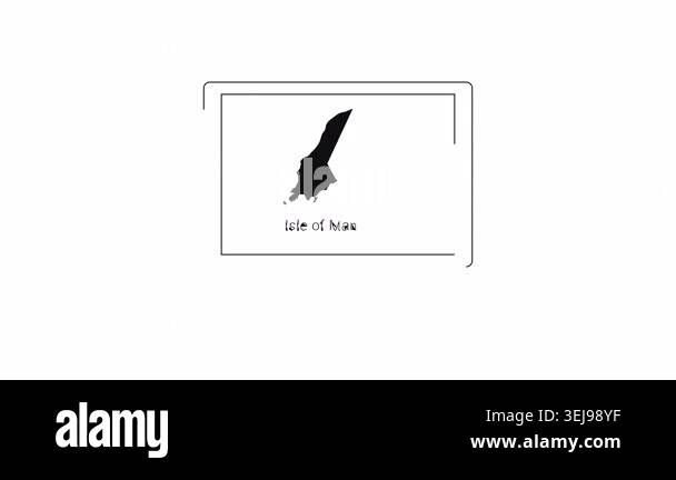 A simple line drawing of a laptop computer. The screen displays a black ...