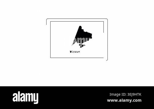 A simple, minimalist illustration of an open laptop with the silhouette ...