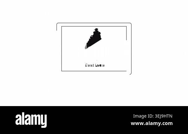 A minimalist line drawing of a laptop with the silhouette of Saint ...