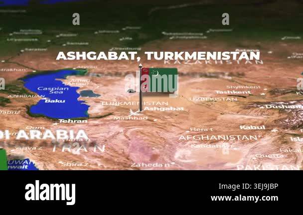 Flight From Ashgabat Turkmenistan to Riyadh SAUDI ARABIA with flag pins ...