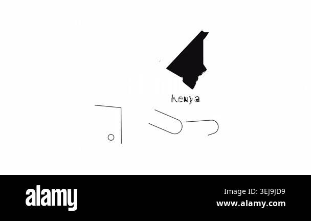 A simple line drawing shows a hand in a suit sleeve holding the map of ...