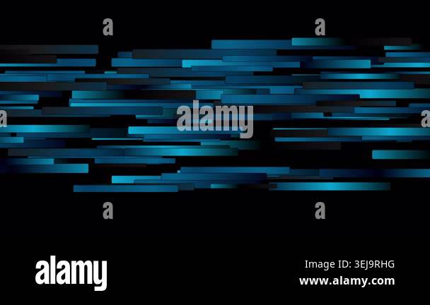 Dark blue stripes abstract geometric tech background. Seamless looping ...