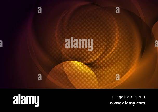 Bright orange glowing abstract tech background. Seamless looping motion ...