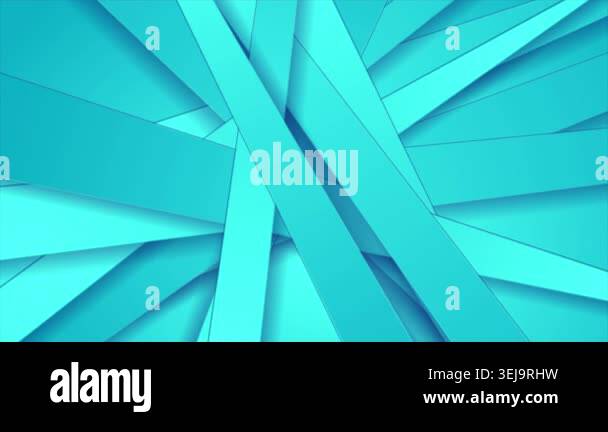 Blue smooth stripes abstract geometric corporate background. Seamless ...