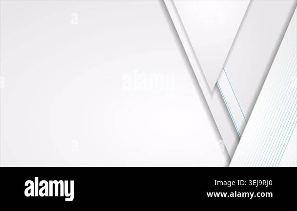 Grey and blue abstract tech geometric motion background. Seamless ...