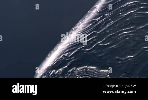 Transparent Water Splash Inside Glass Container Macro Close Up Slow ...