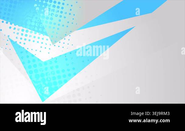 Grey blue geometric background with stripes and halftones. Seamless ...
