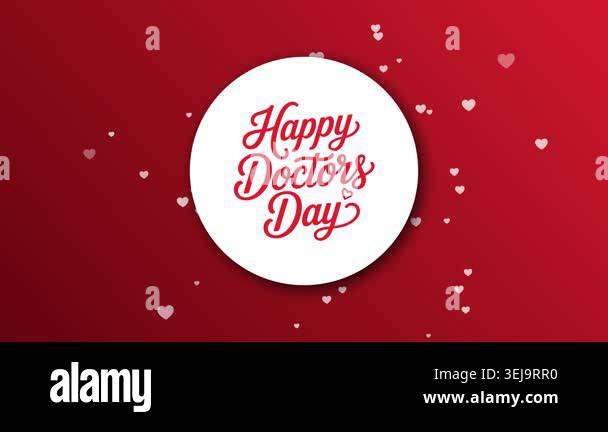 Happy Doctor's Day Animation: Loopable Greeting Video with Copy Space ...